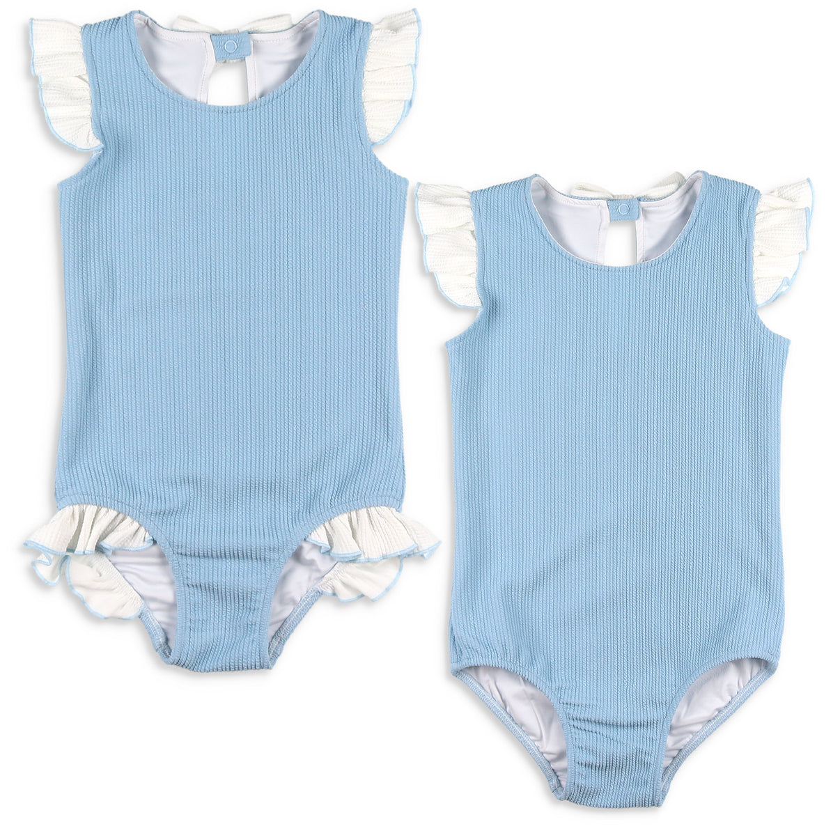 Girls One Piece - Boca Blue - XS - Shrimp and Grits Kids