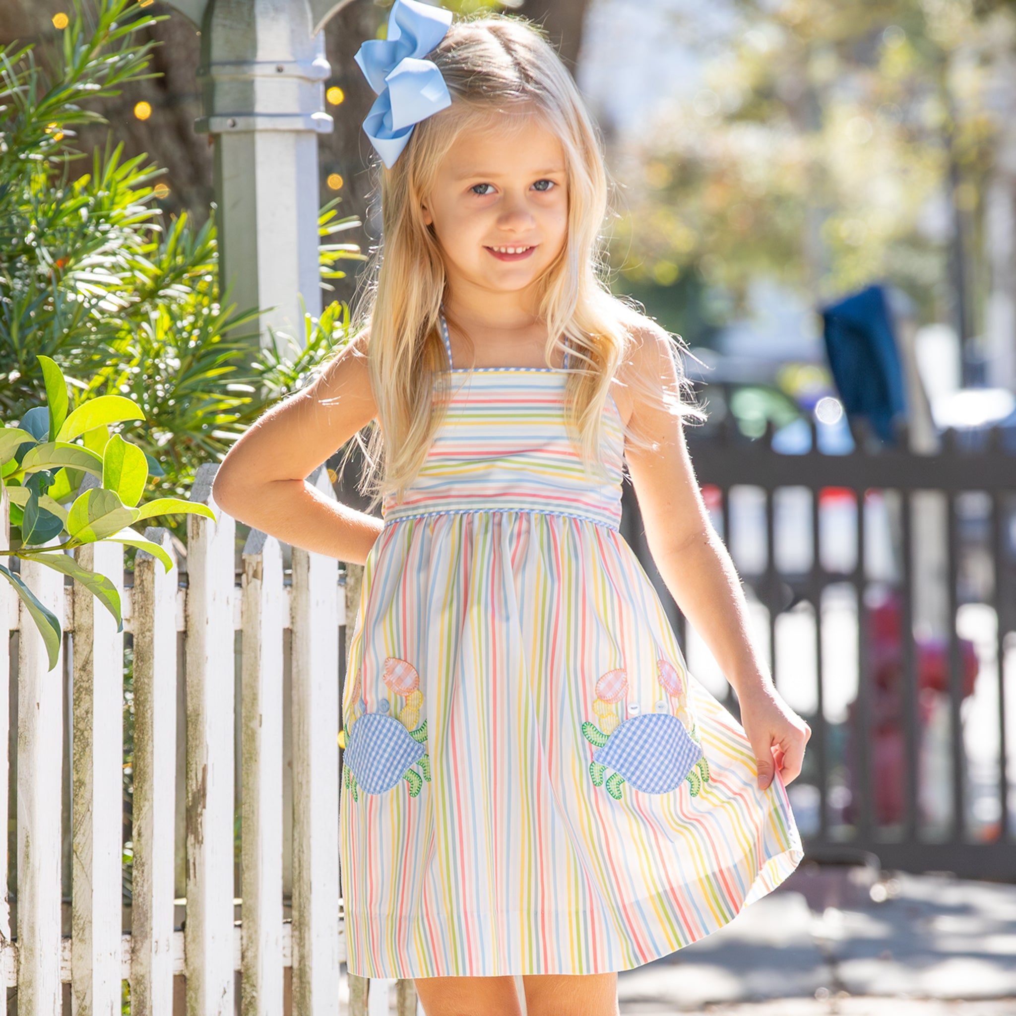 Coastal Crab Dress – Shrimp and Grits Kids