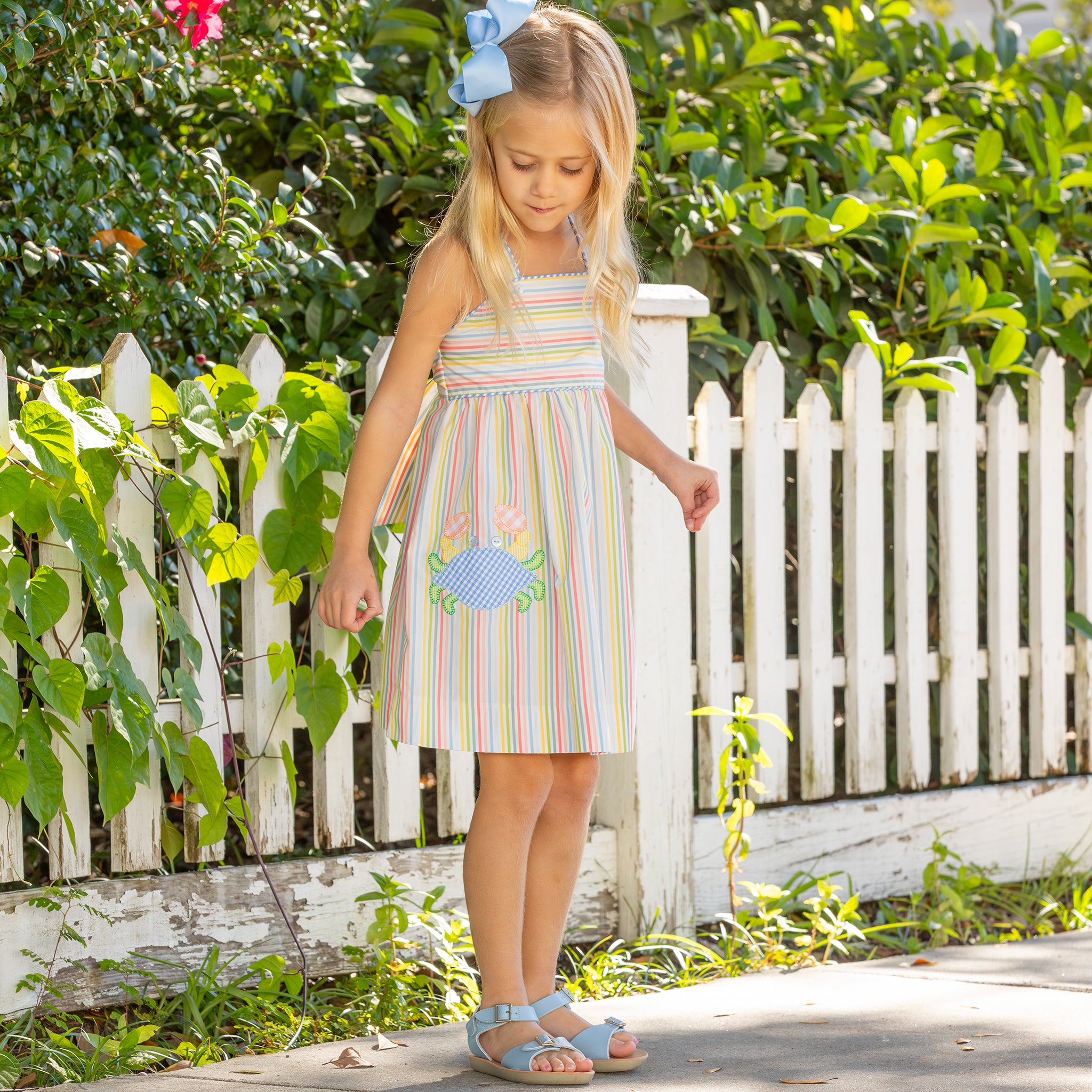 Coastal Crab Dress – Shrimp and Grits Kids