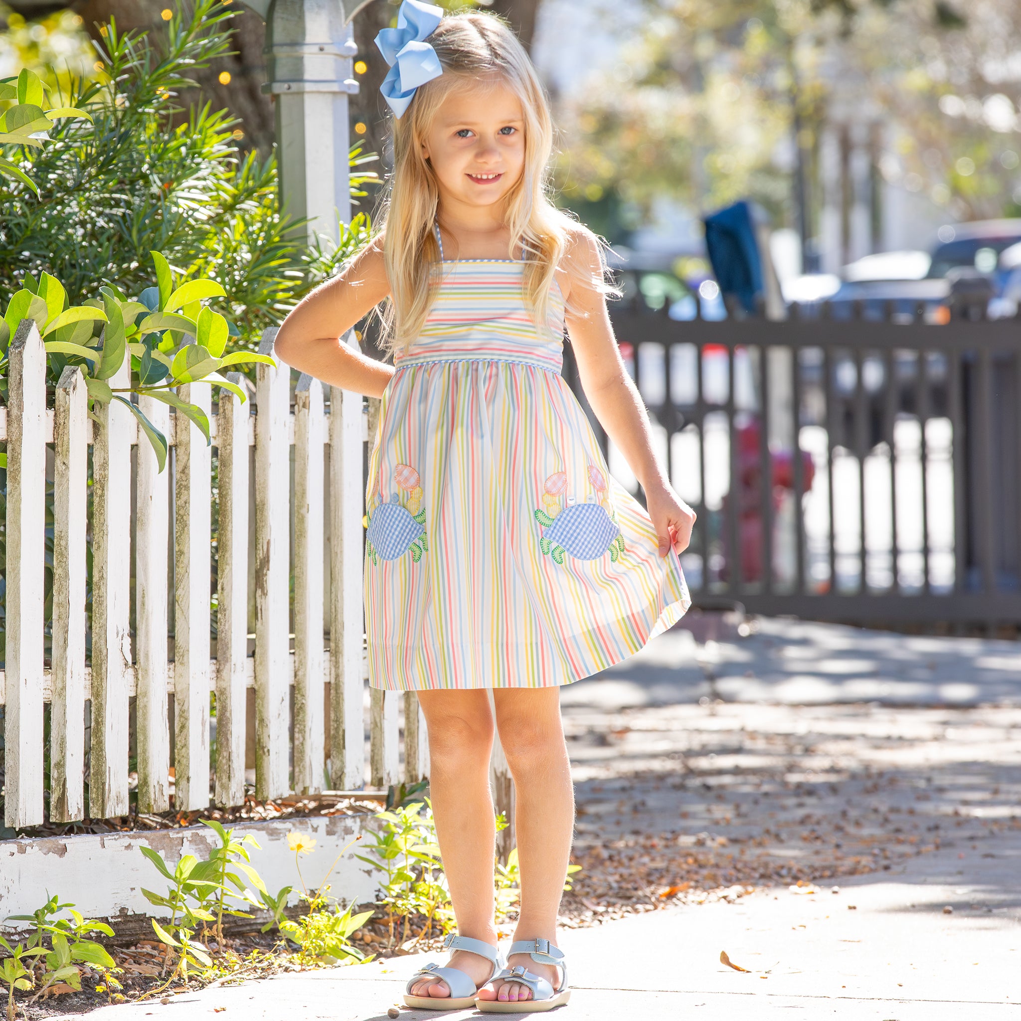 Coastal Crab Dress – Shrimp and Grits Kids