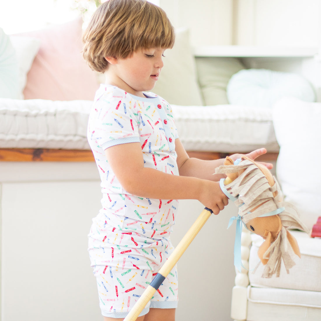 Kids Unisex Pajamas - Crayon Doodle – Shrimp and Grits Kids