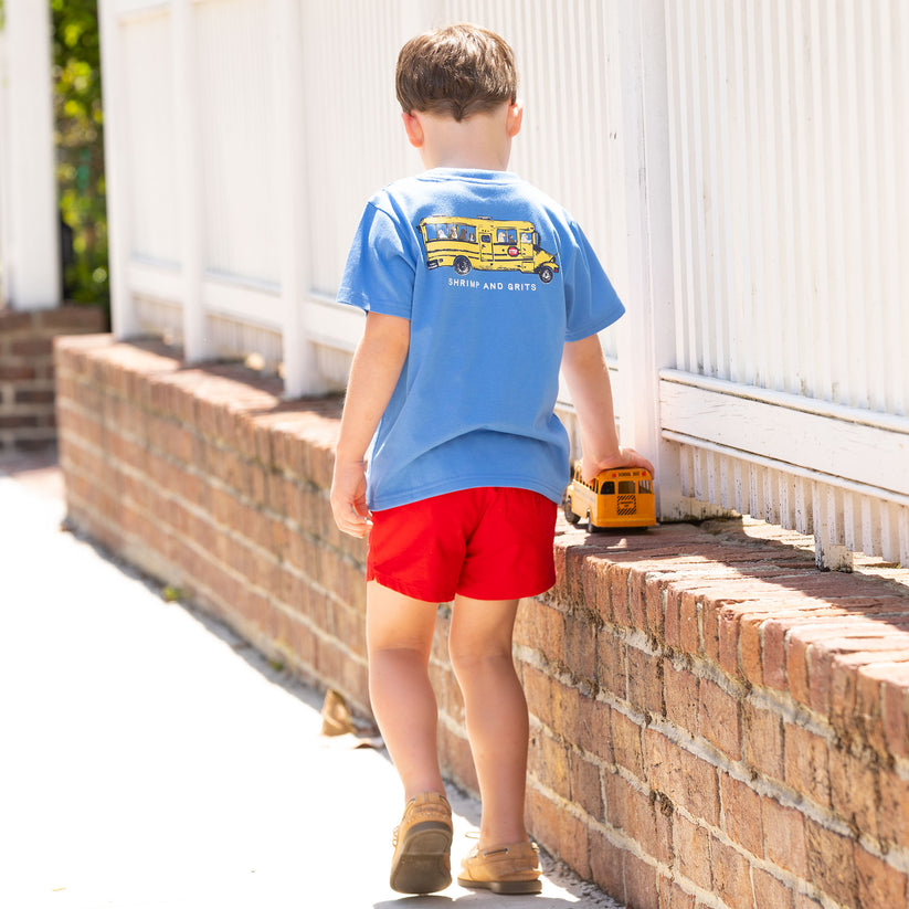 Graphic Tee - Paws on the Bus – Shrimp and Grits Kids
