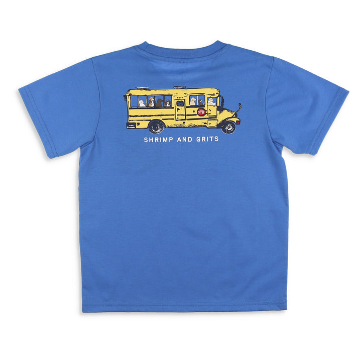 Graphic Tee - Paws on the Bus - Shrimp and Grits Kids