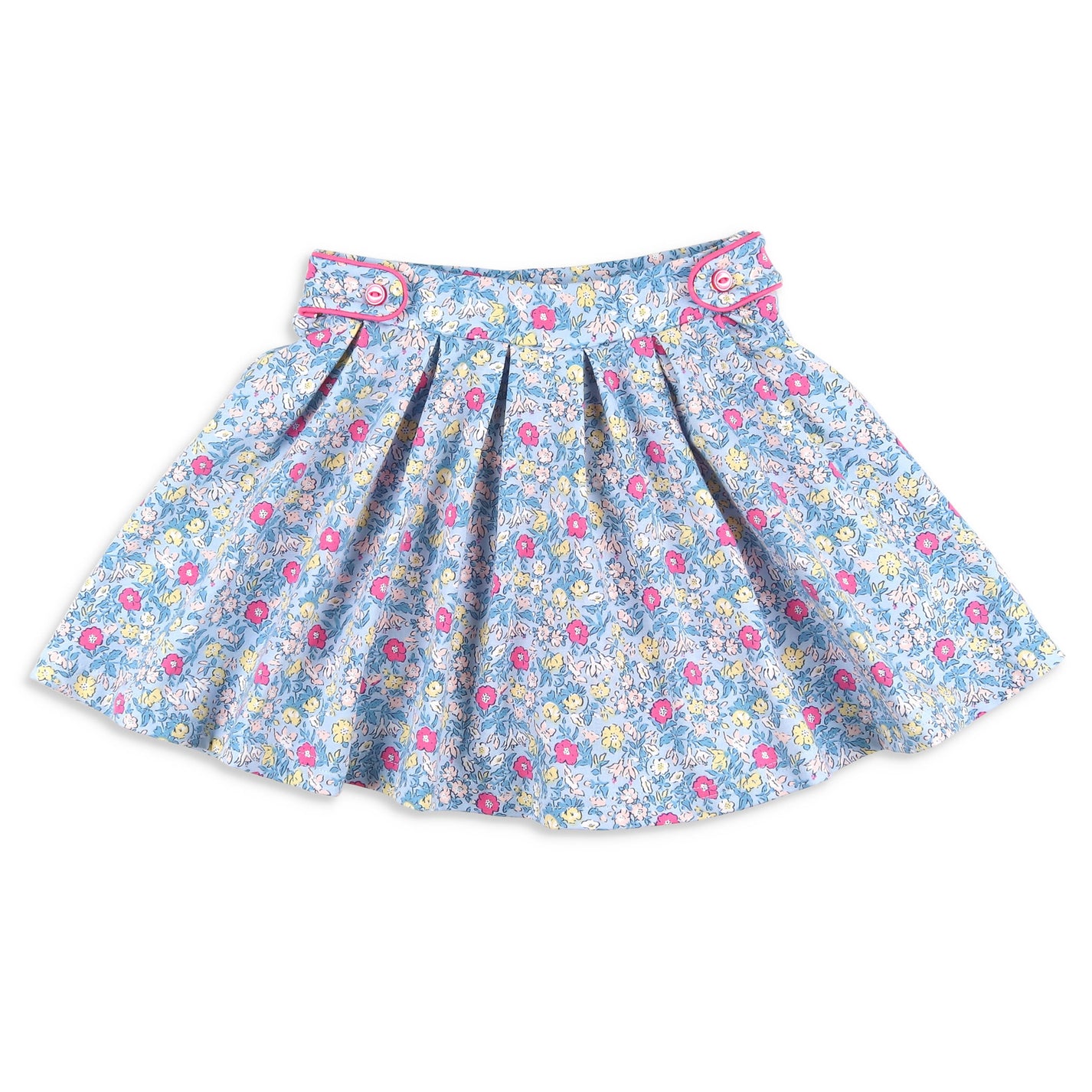 Girls Pleated Skort - Wildflower – Shrimp and Grits Kids